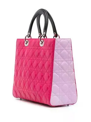 Dior 2014 Large Lady Satchel - Pink