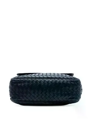 Bottega Veneta Nappa Intrecciato Crossbody Bag - Blue