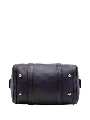 Gucci Ssima Trimmed Leather Joy Boston Bag Satchel - Purple