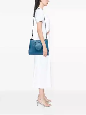 Prada Saffiano Lux Galleria Satchel - Blue