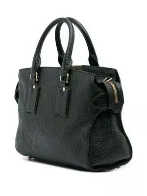 Burberry Clifton Satchel Medium Grained Leather