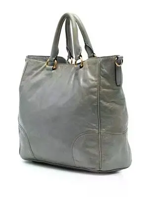 Prada Vitello Shine Satchel 2000-2025 - Grey