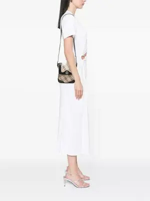Burberry Nova Check Canvas Crossbody Bag