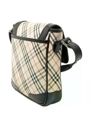 Burberry Nova Check Canvas Crossbody Bag