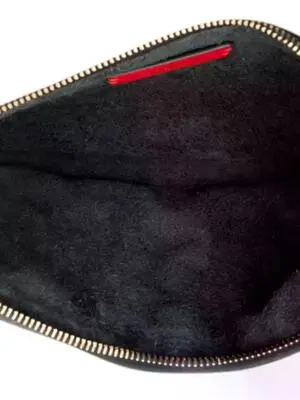 Valentino Garavani Grained Calfskin Rockstud Wristlet Clutch Bag