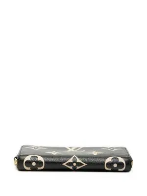 LOUIS VUITTON 2021-2026 Monogram Empreinte Giant Bicolor Zippy Wallet Long Wallets - Black