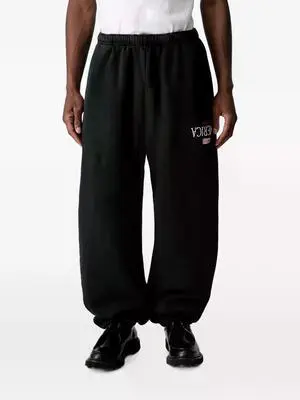 WILLY CHAVARRIA Elasticated-waistband Track Pants - Black