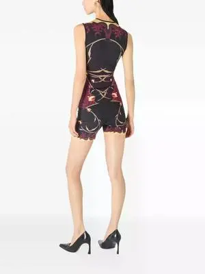 MARINE SERRE Printed Sleeveless Top