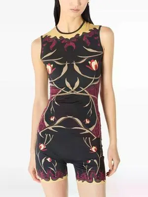 MARINE SERRE Printed Sleeveless Top