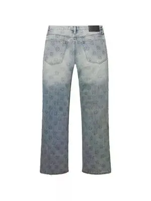 LOSTSHDWS Embossed-logo Jeans