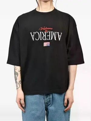 WILLY CHAVARRIA Embroidered Buffalo T-shirt - Black