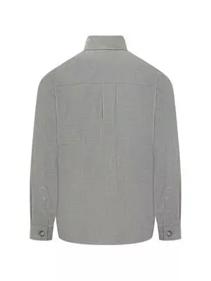 BOSS Patch-pocket Overshirt - Grey