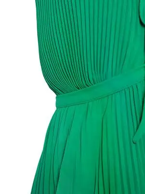 Raquel Diniz Raissa Pleated Halterneck Maxi Dress