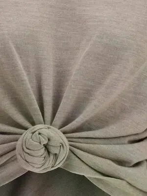 Magda Butrym Knot-detail Sweater - Neutrals