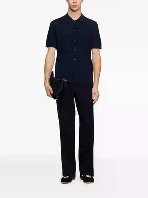 Sandro Openwork Shirt - Blue