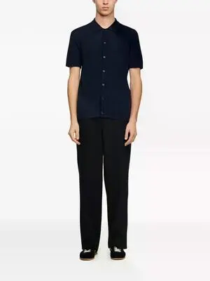 Sandro Openwork Shirt - Blue