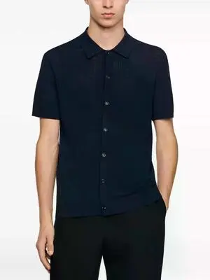 Sandro Openwork Shirt - Blue