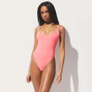SKIMS Scoop Neck One Piece - Melon