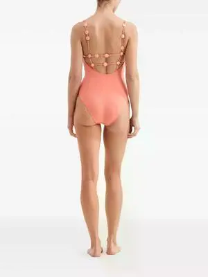 ERES Beaded-detail One Piece Swimsuit - Pink