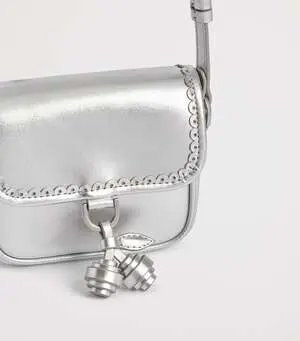 Bonpoint Metallic Leather Lani Shoulder Bag