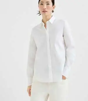 Brunello Cucinelli Cotton Poplin Shirt