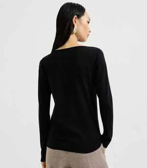 Brunello Cucinelli Cashmere-silk Blend Sweater - Black