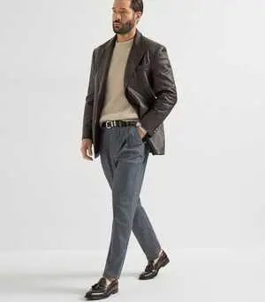 Brunello Cucinelli Cashmere Ribbed Sweater - Beige
