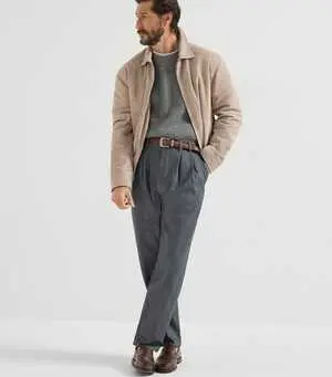 Brunello Cucinelli Cashmere Ribbed Sweater - Grey