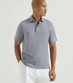 Brunello Cucinelli Cotton Jersey Polo Shirt