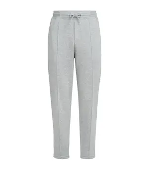 Brunello Cucinelli Cotton-blend French Terry Sweatpants - Grey