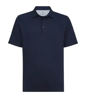 Brunello Cucinelli Cotton Jersey Polo Shirt