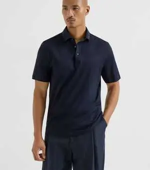 Brunello Cucinelli Cotton Jersey Polo Shirt