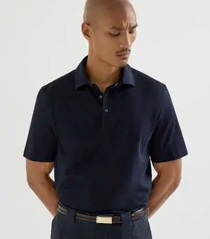 Brunello Cucinelli Cotton Jersey Polo Shirt