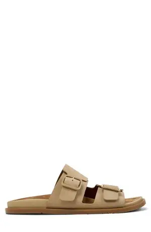 Camper Lluc 2-strap Sandal - Medium Brown