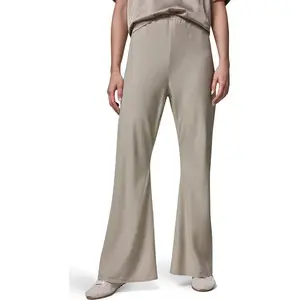 Donna Karan New York Linen Blend Wide-leg Pants - Sandstone