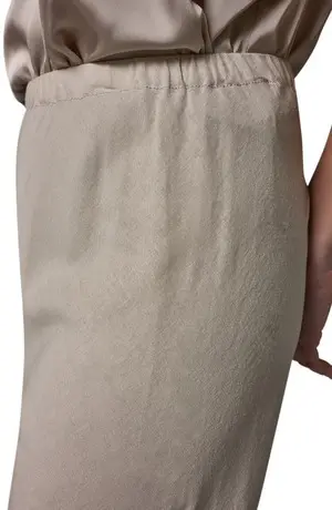 Donna Karan New York Linen Blend Wide-leg Pants - Sandstone