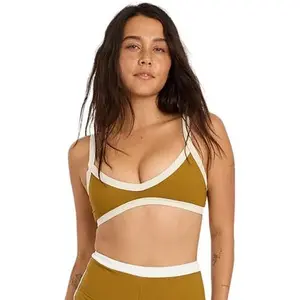 SISSTR REVOLUTION Rising Tides Bralette Bikini Top - Hazelnut