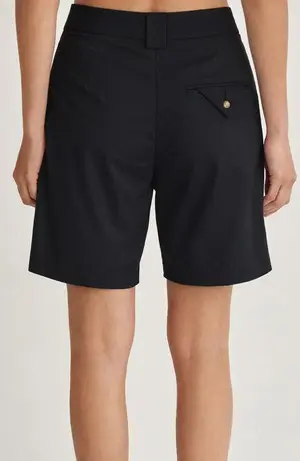 CRESCENT Tailored Trouser Shorts - Black