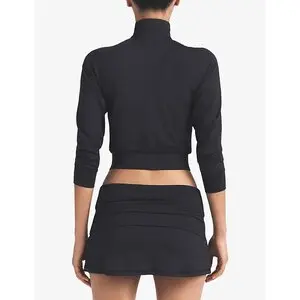 NIKESKIMS Airy Cropped Track Jacket - Obsidian