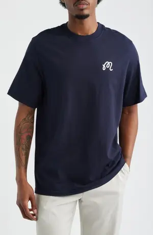 MALBON Bermuda Origin Graphic T-shirt - Midnight