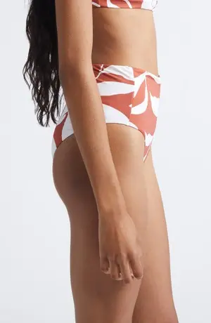 Max Mara Stilla Print Bikini Bottoms - Rust