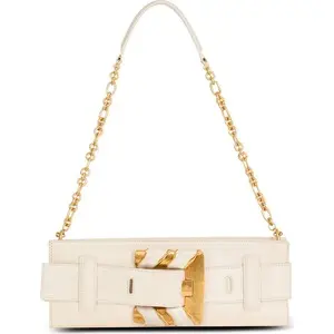 Balmain Metallic Clutches