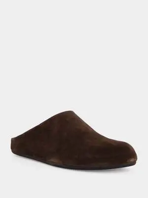 Officine Creative Babouche 001 Suede Mule Sandals - Brown