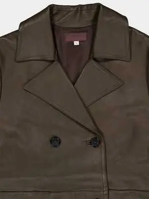 Stouls Lucia Lambskin Leather Coat