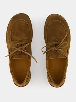 Officine Creative Love 001 Suede Boat Shoes - Brown
