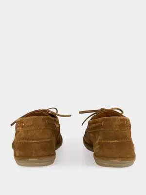 Officine Creative Love 001 Suede Boat Shoes - Brown
