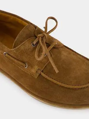 Officine Creative Love 001 Suede Boat Shoes - Brown