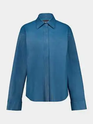 Stouls Jeans Simone Lambskin Leather Shirt