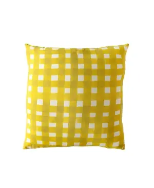 GOLDIE HOME Cross-hatch Pillow - Yellow