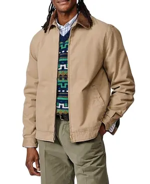Aubin Harrington Utility Jacket - Dark Sand